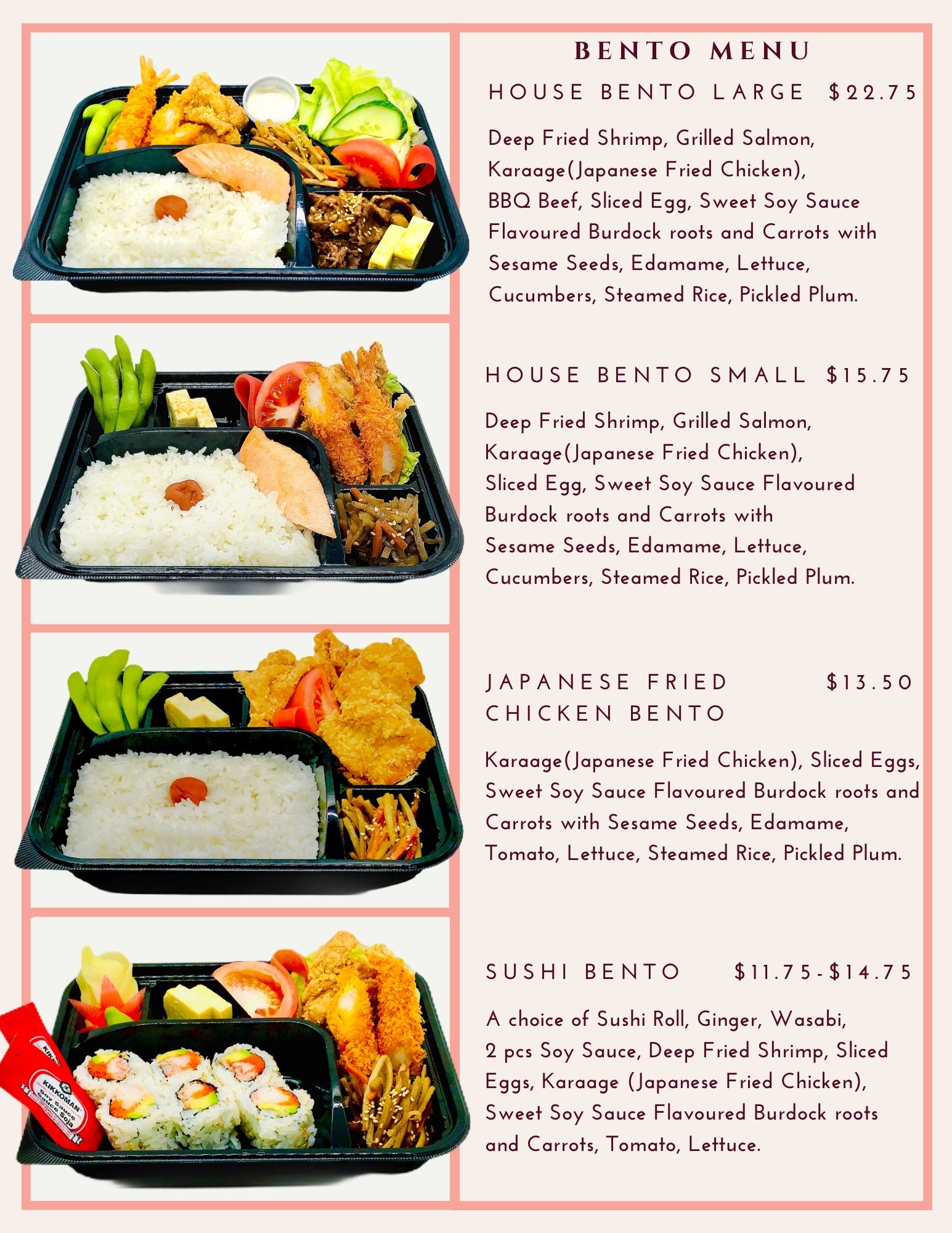 OH BENTO & PIZZA / OH CATERING, Banff - Menu, Reviews (12), Photos (13 ...