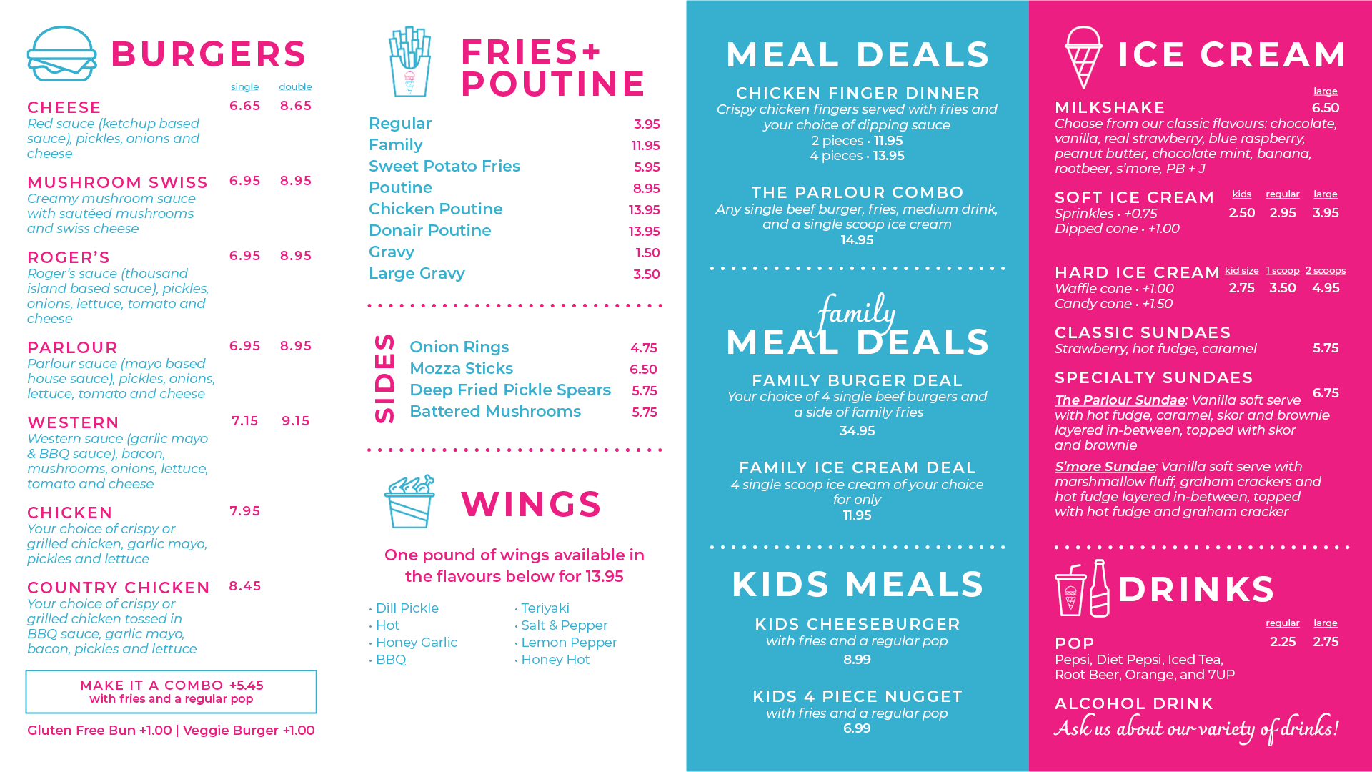 The Burger Parlour, Sylvan Lake - Menu, Reviews (132), Photos (28 ...