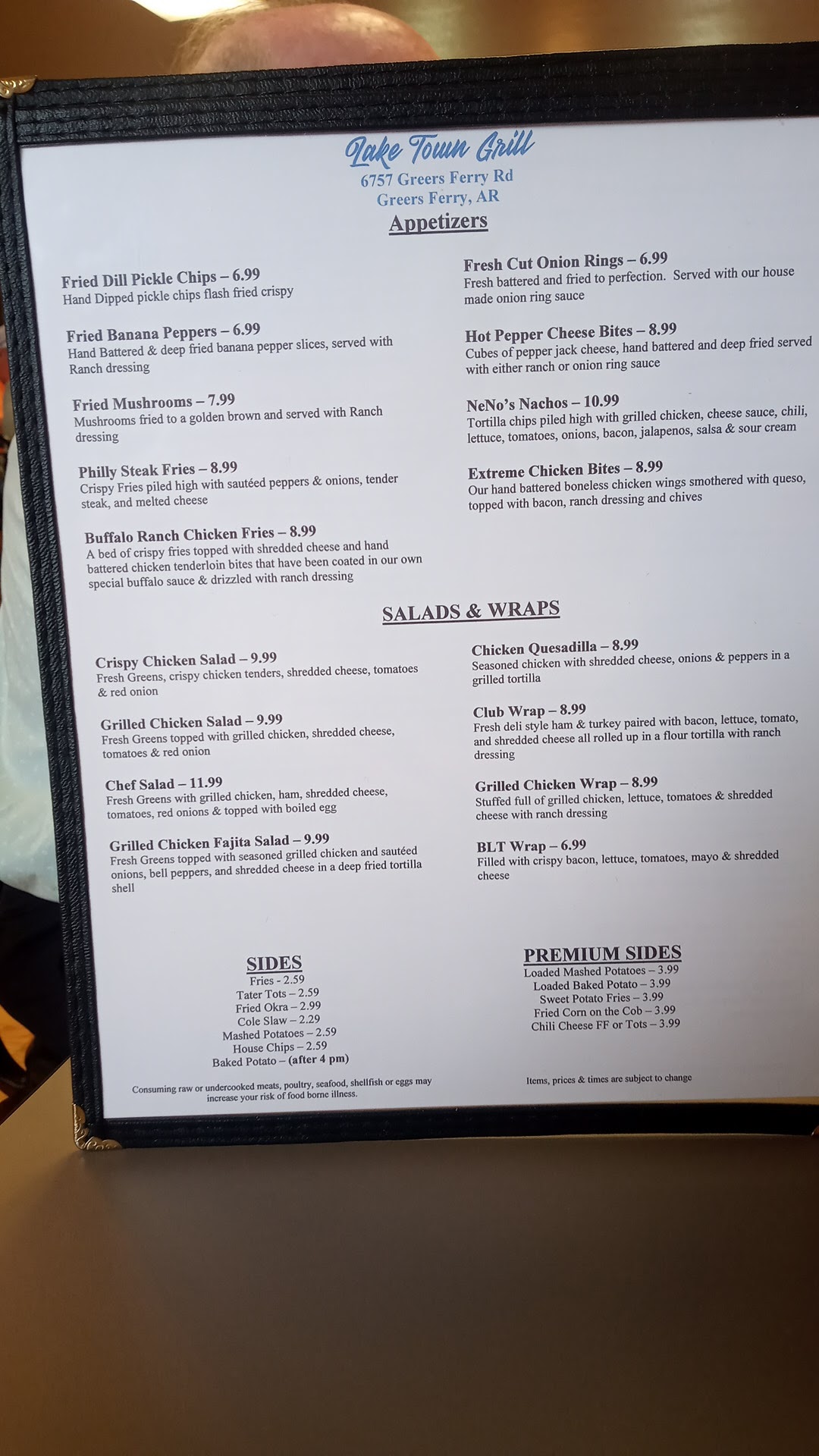 Lake Town Grill, Greers Ferry - Menu, Reviews (22) - Restaurantji