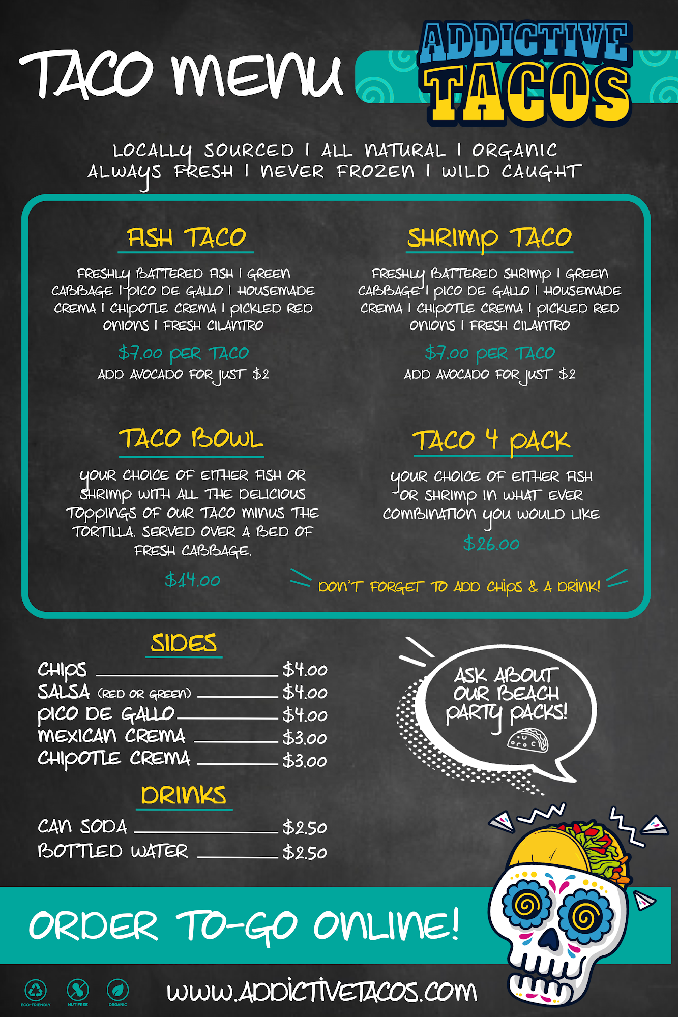 Addictive Tacos, Rehoboth Beach - Menu, Reviews (18) - Restaurantji