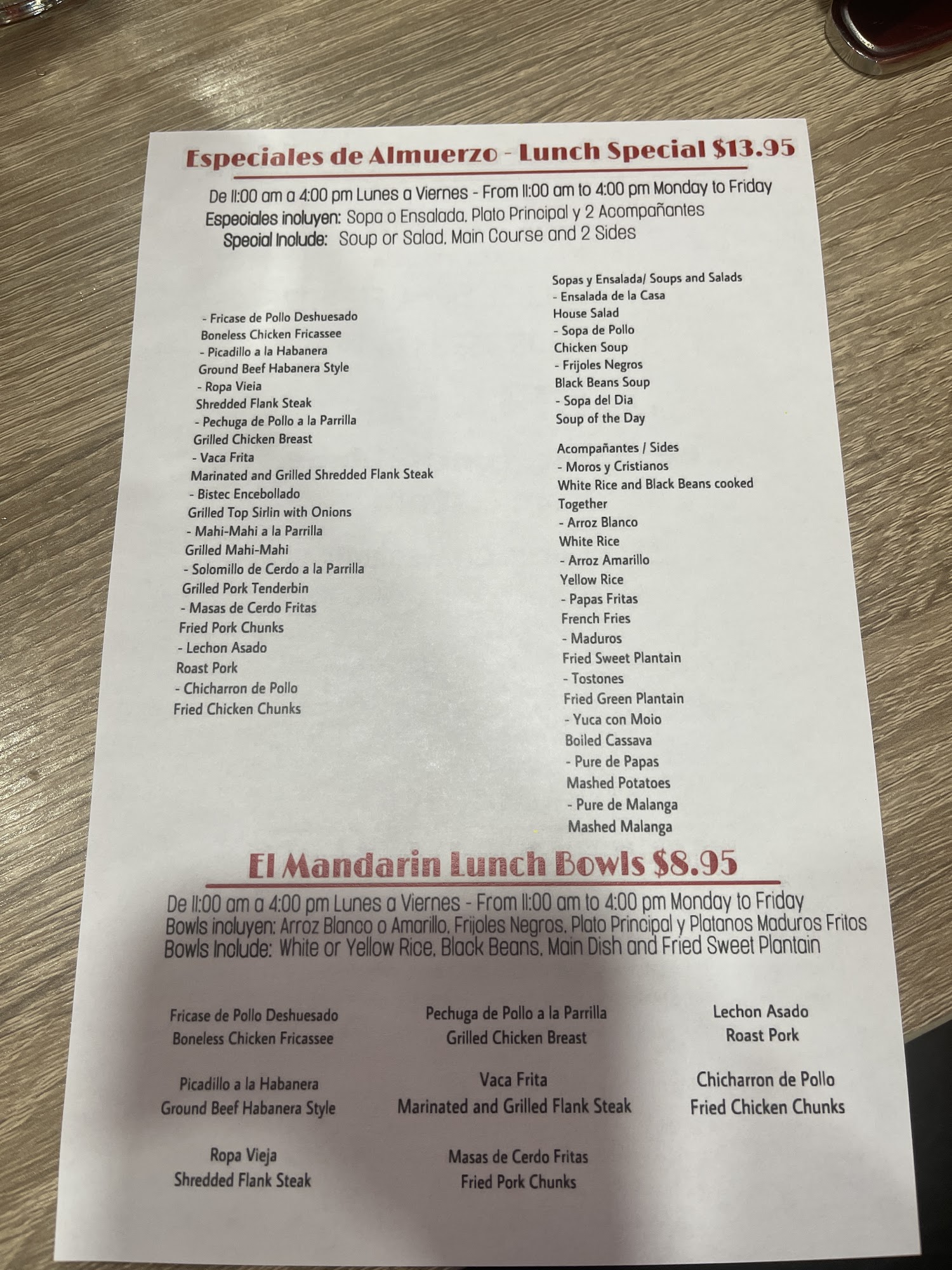 El Mandarin - Spanish Asian Fusion, Doral - Menu, Reviews (30), Photos ...