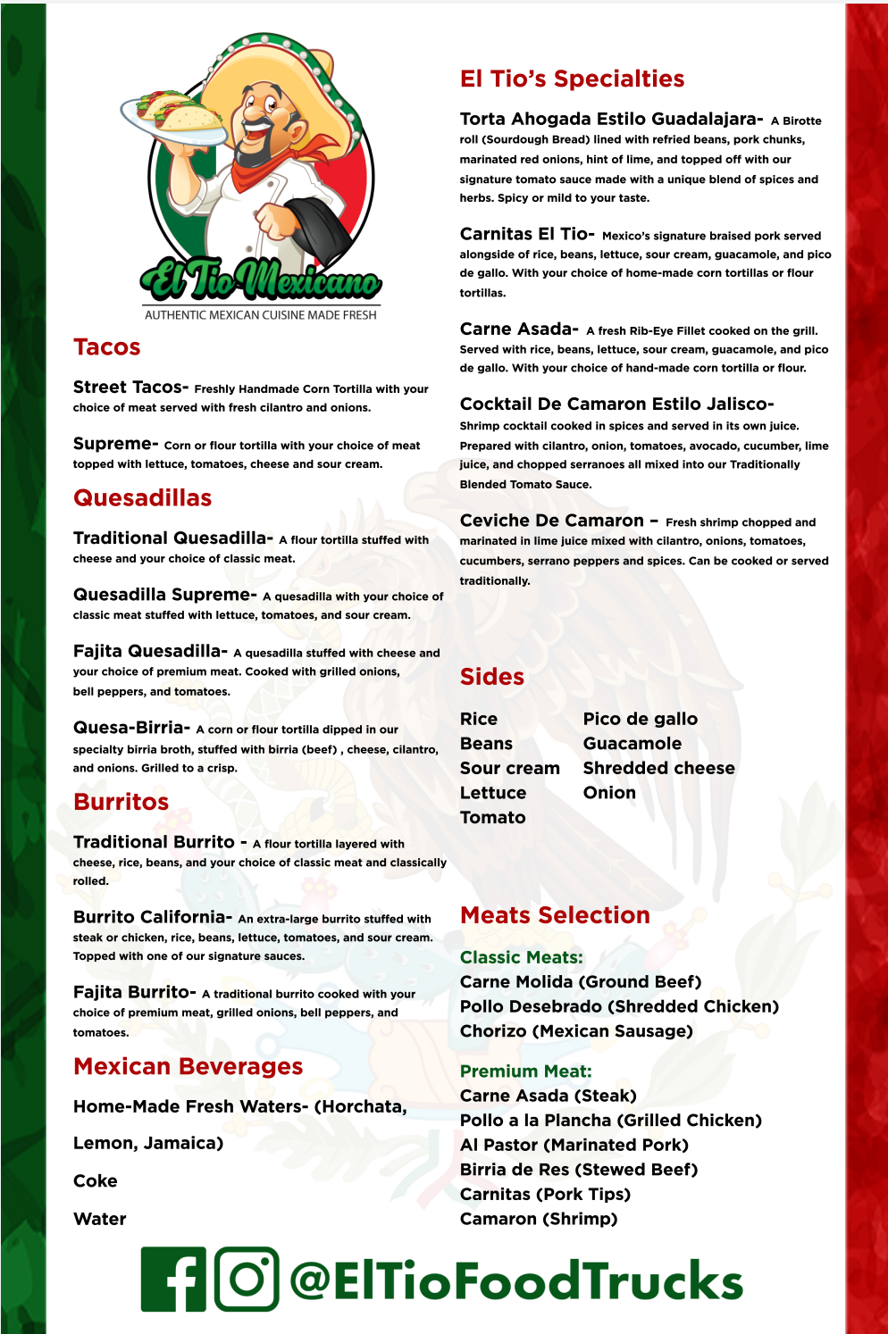 El Tio Mexicano, Tallahassee - Menu, Reviews (94), Photos (20 ...