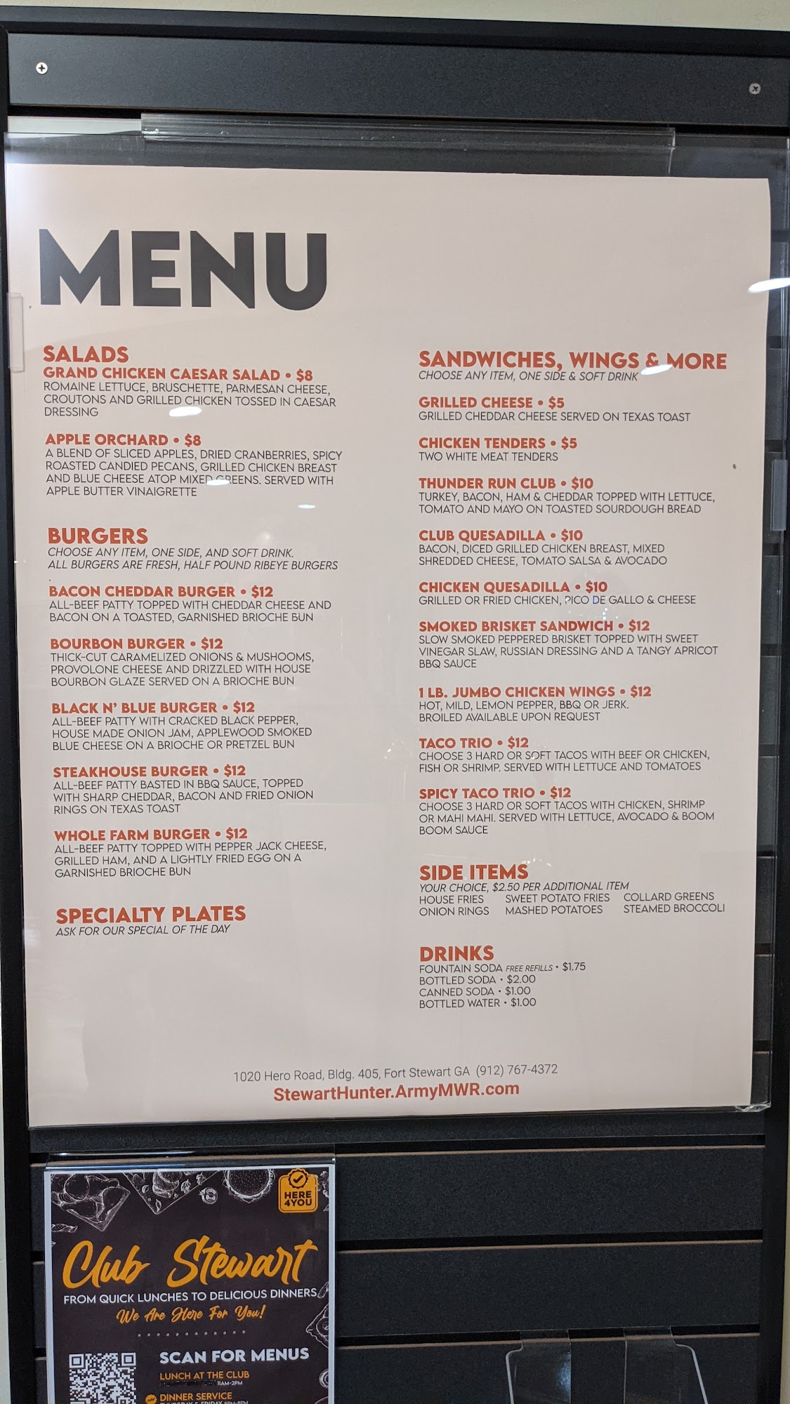 Club Stewart, Fort Stewart - Menu, Reviews (56), Photos (21) - Restaurantji