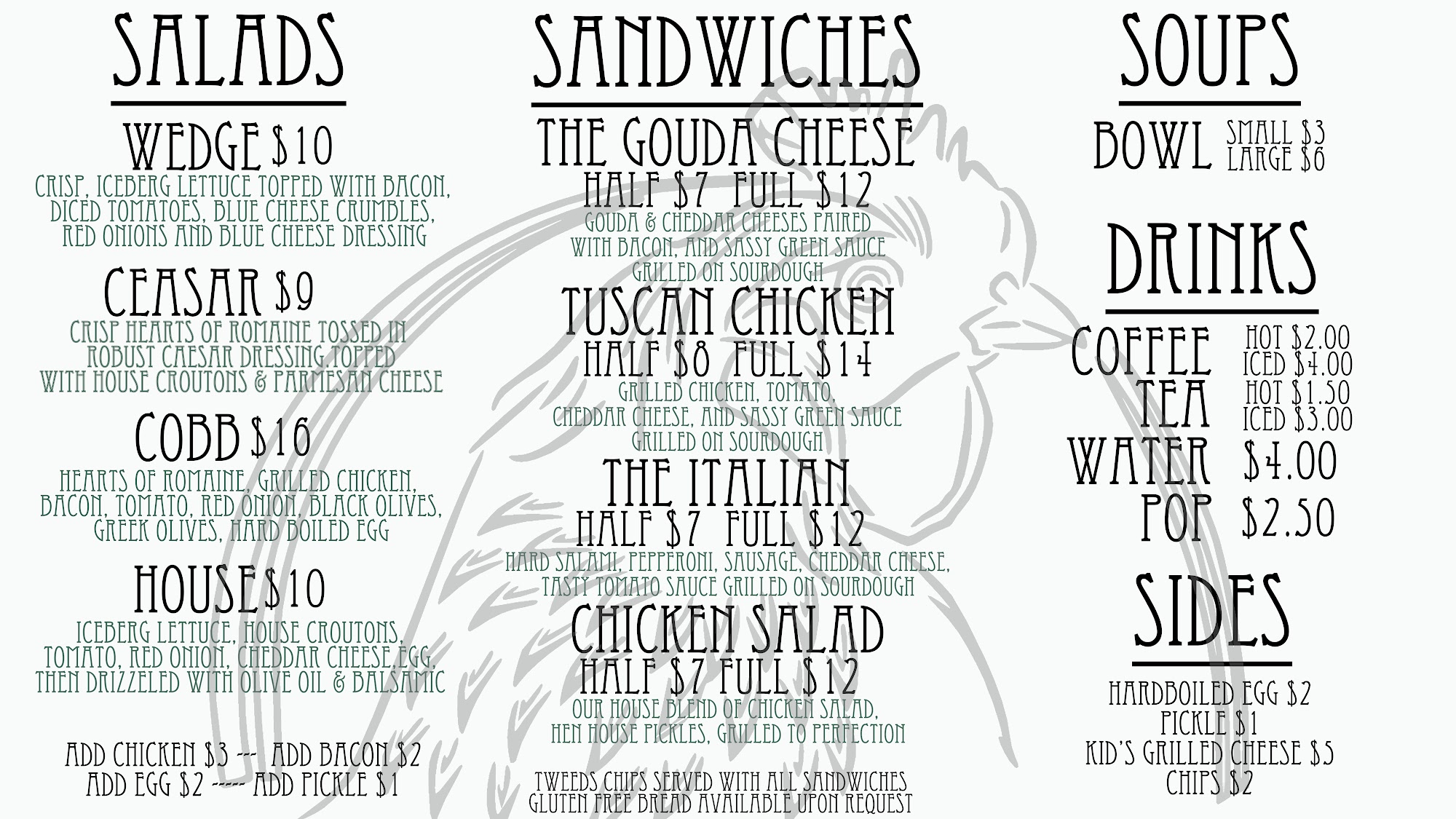 Peckish Cafe & Coffeehouse at The Hen House, Spencer - Menu, Reviews ...