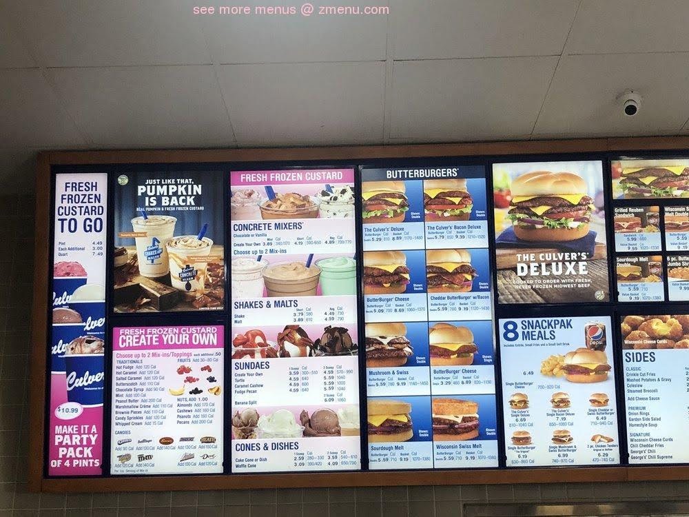 Culver's, Hammond - Menu, Reviews (118), Photos (19) - Restaurantji
