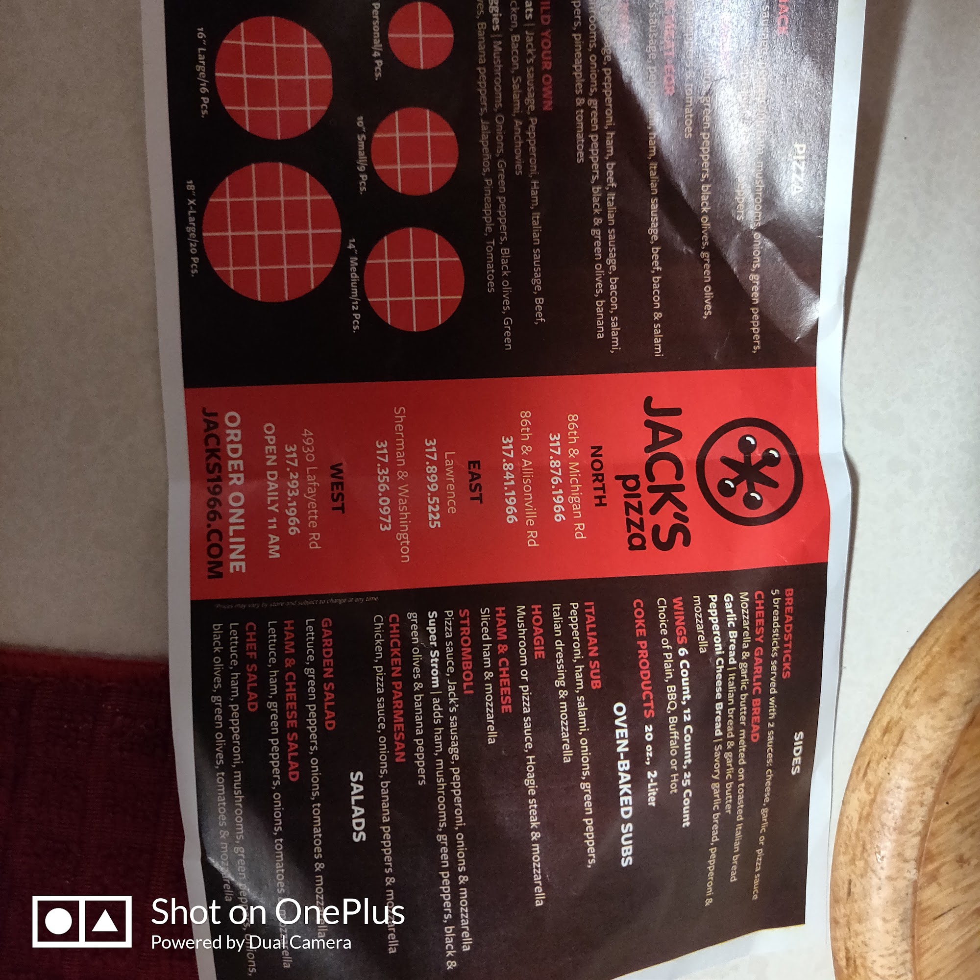 Jack's Pizza, Indianapolis - Menu, Reviews (69), Photos (21) - Restaurantji