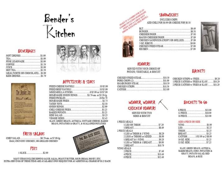 Bender's Kitchen, Parsons - Menu, Reviews (70), Photos (12) - Restaurantji