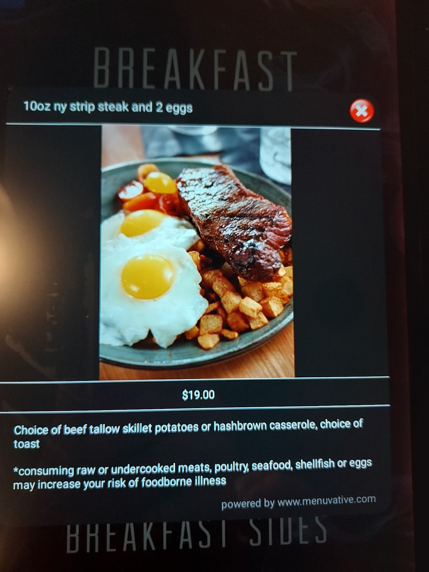 Menu for Smoke ‘N Fire at FireKeepers Casino Hotel, Battle Creek, MI ...