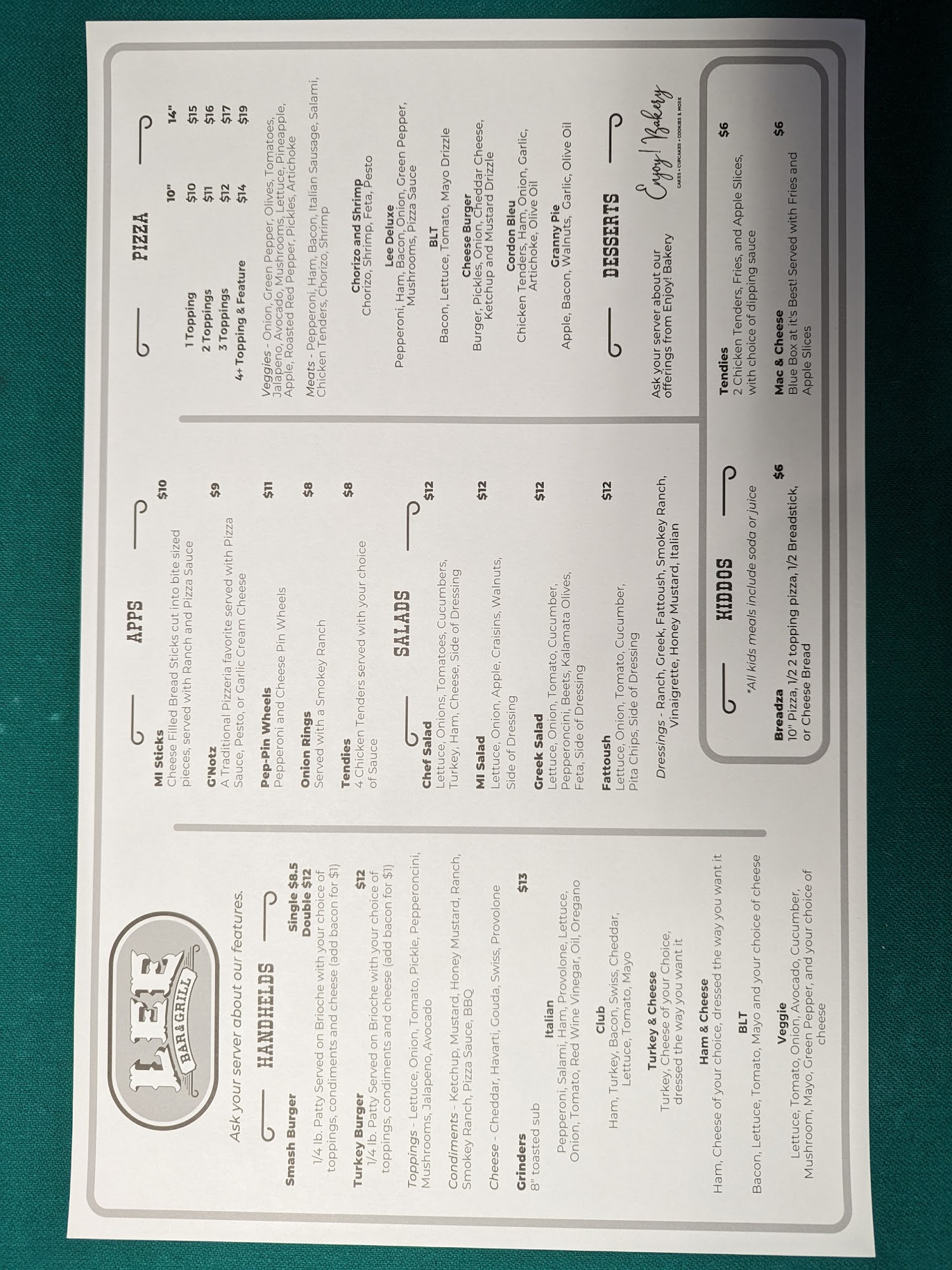Lee Bar and Grill, Midland - Menu, Reviews (87), Photos (14) - Restaurantji