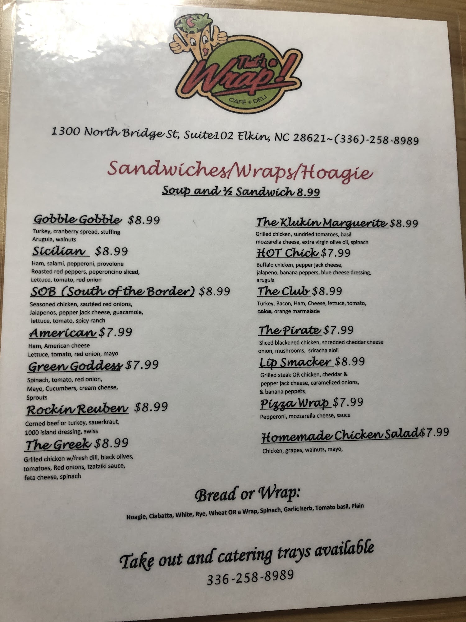 Thats A Wrap, Elkin - Menu, Reviews (30), Photos (13) - Restaurantji