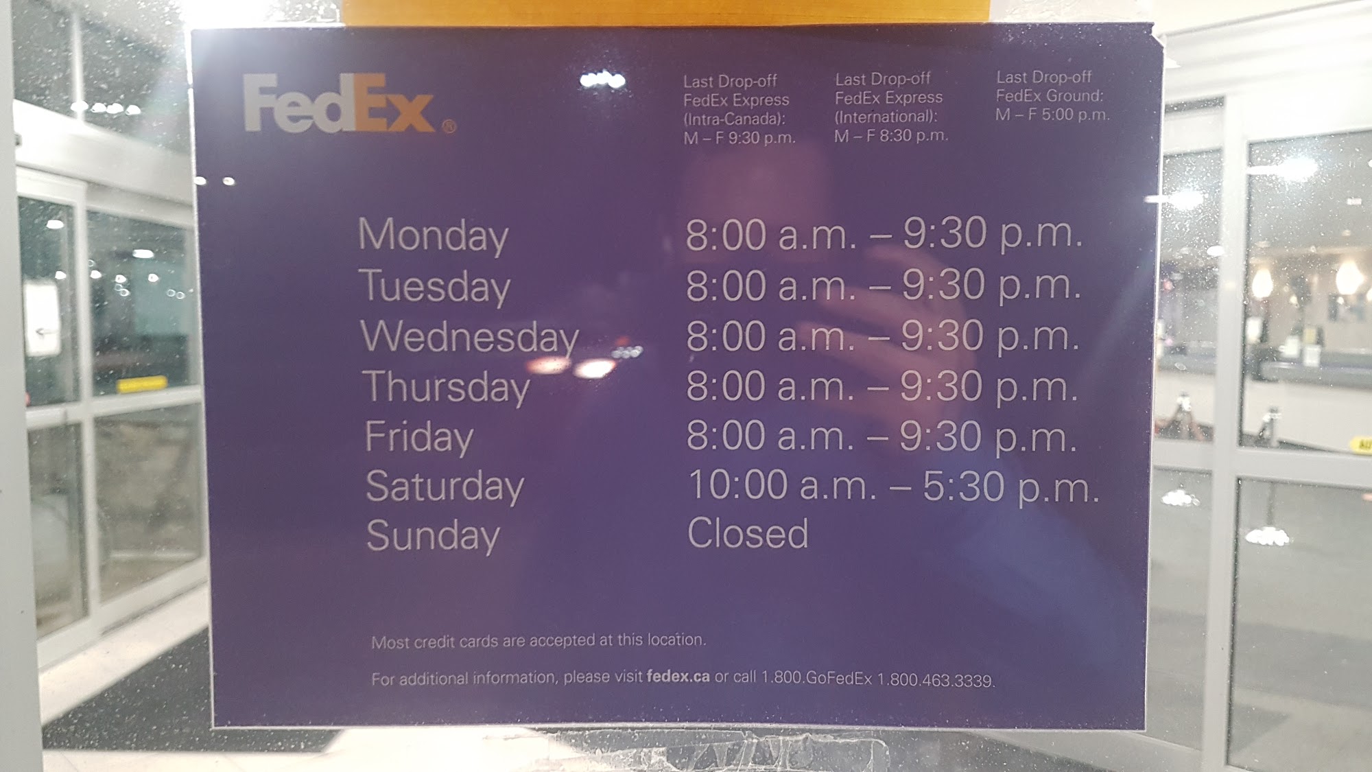 FEDEX SHIP CENTRE - 6895 Bramalea Rd, Mississauga ON - Hours ...