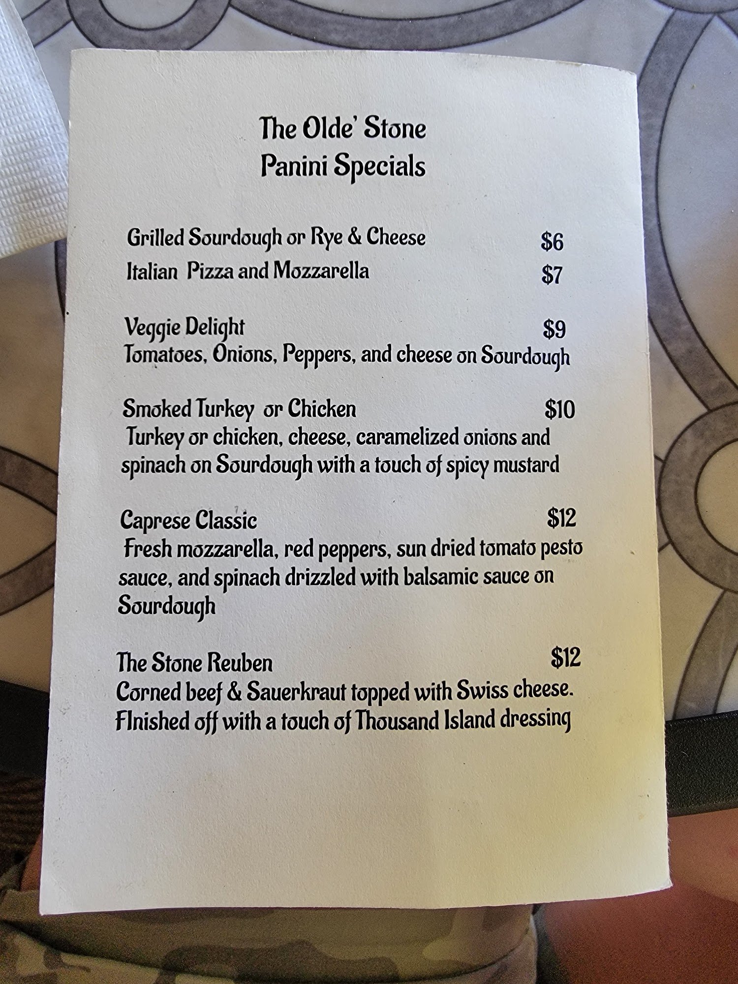 Olde Stone Tavern, Coal - Menu, Reviews (54), Photos (23) - Restaurantji