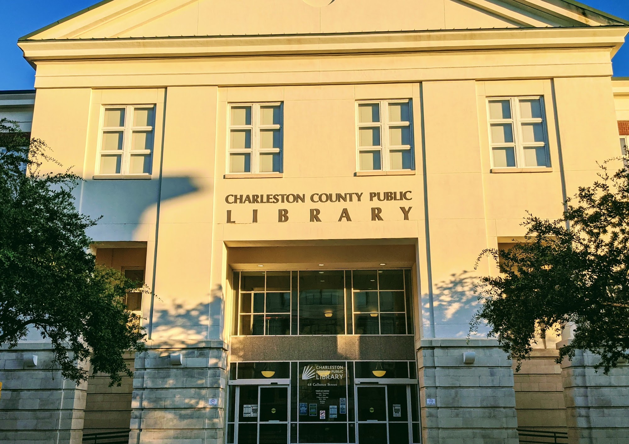 CHARLESTON COUNTY PUBLIC LIBRARY - MAIN LIBRARY - Charleston SC - Hours ...