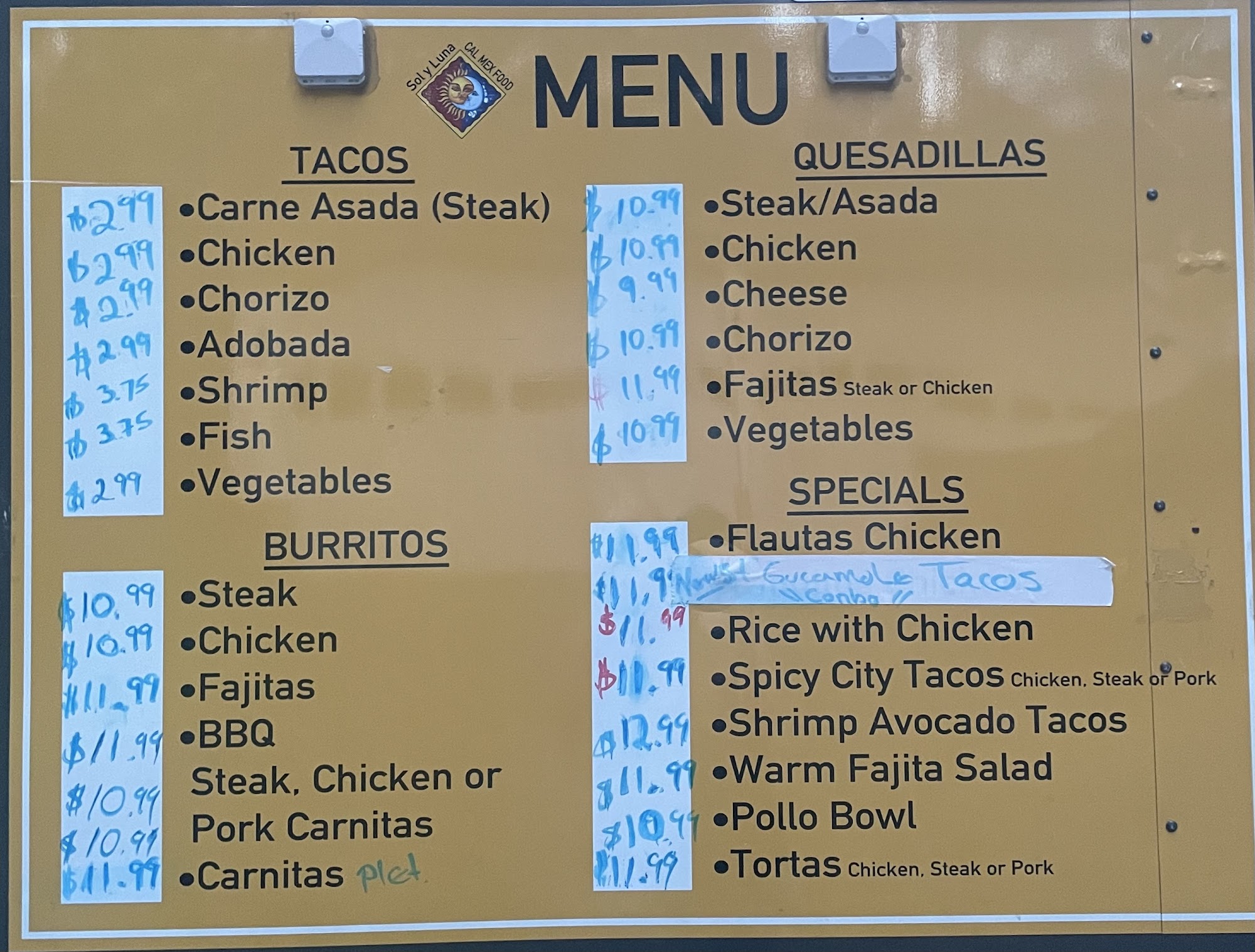 Sol y Luna Cal. Mexican Food Truck, Winchester - Menu, Reviews, Photos ...