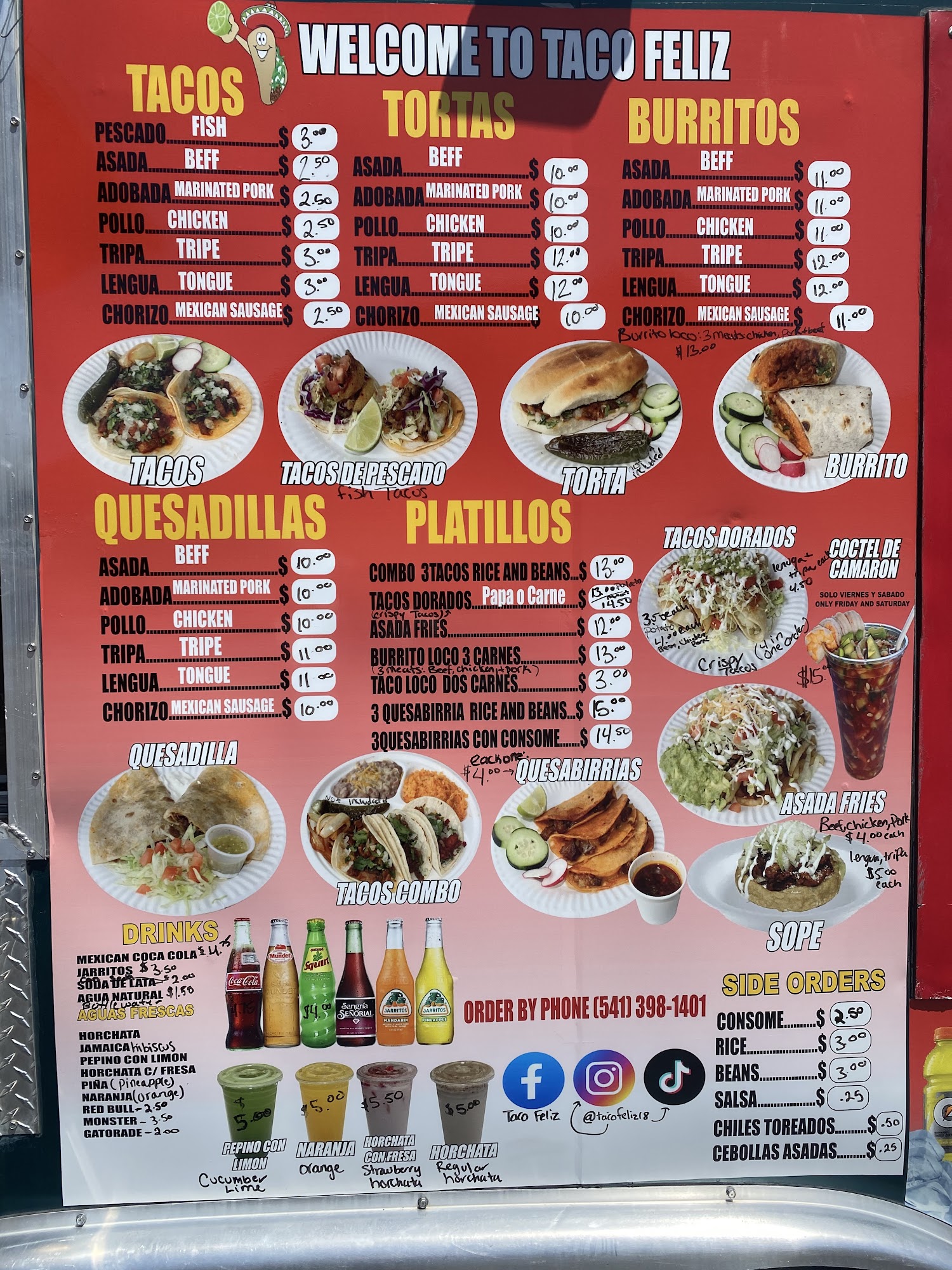 Taco Feliz, Pasco - Menu, Reviews (13), Photos (21) - Restaurantji