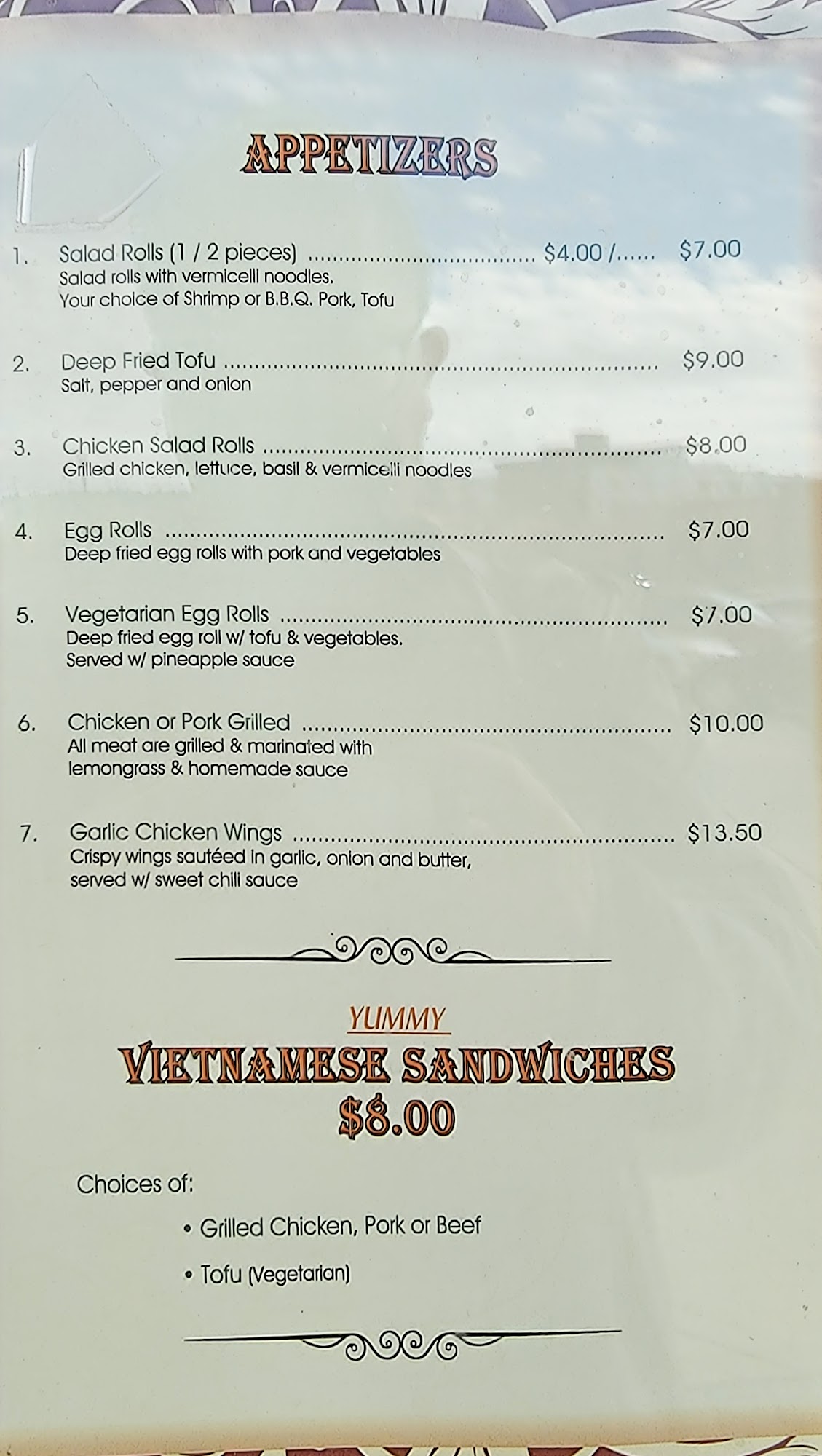 Menu for Yummy Phở, Redmond, WA - Restaurantji
